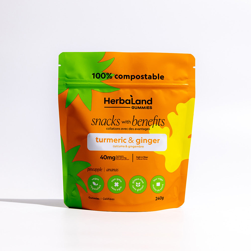 Herbaland Canada | Turmeric & Ginger Snacks with Benefits